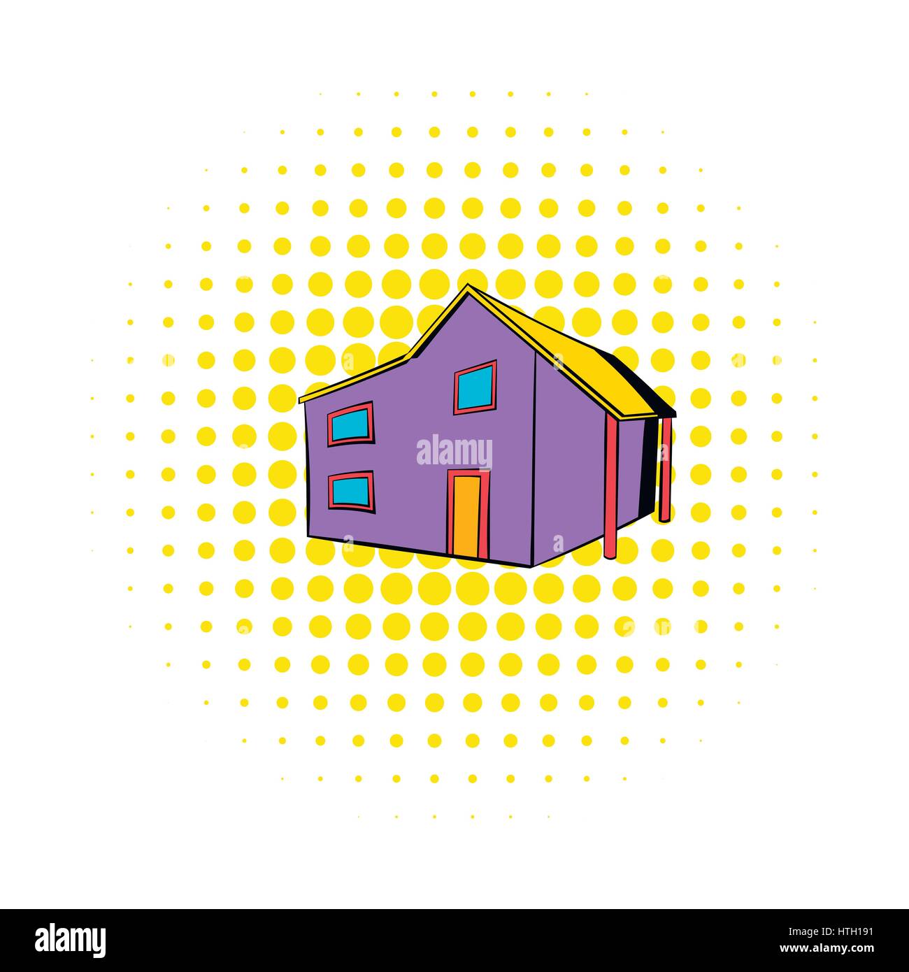 Small two storey structure Stock Vector Images - Alamy