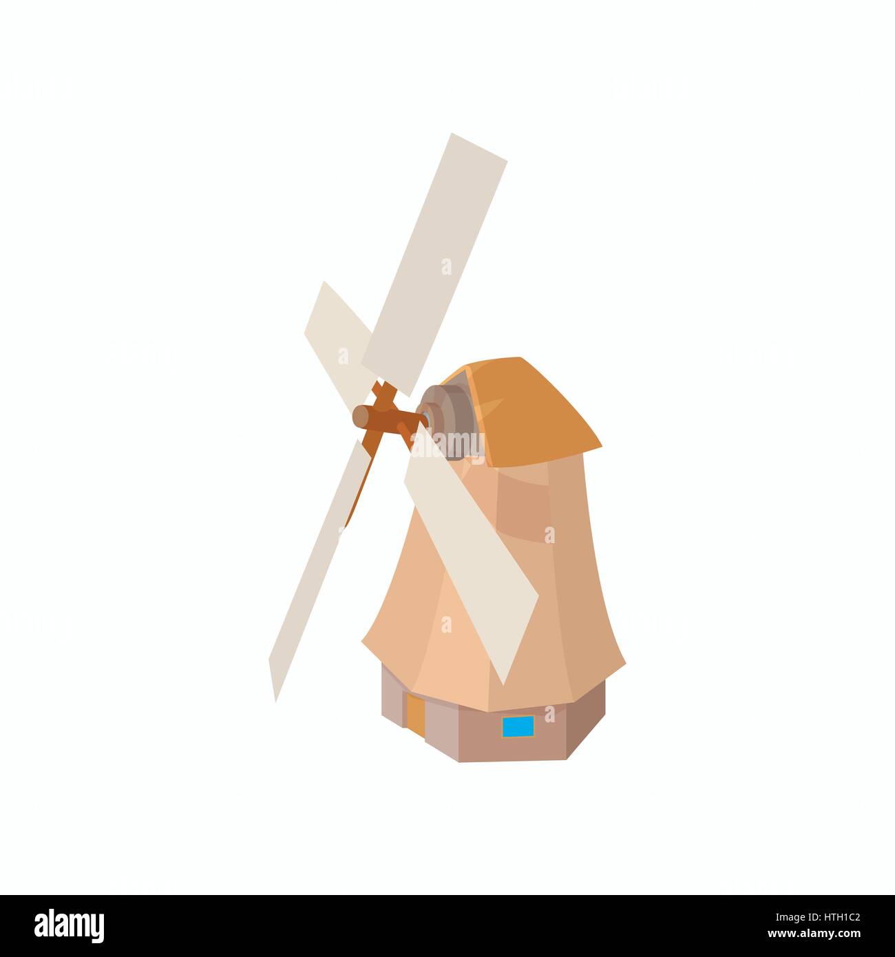 Windmill icon, cartoon style Stock Vector Image & Art - Alamy