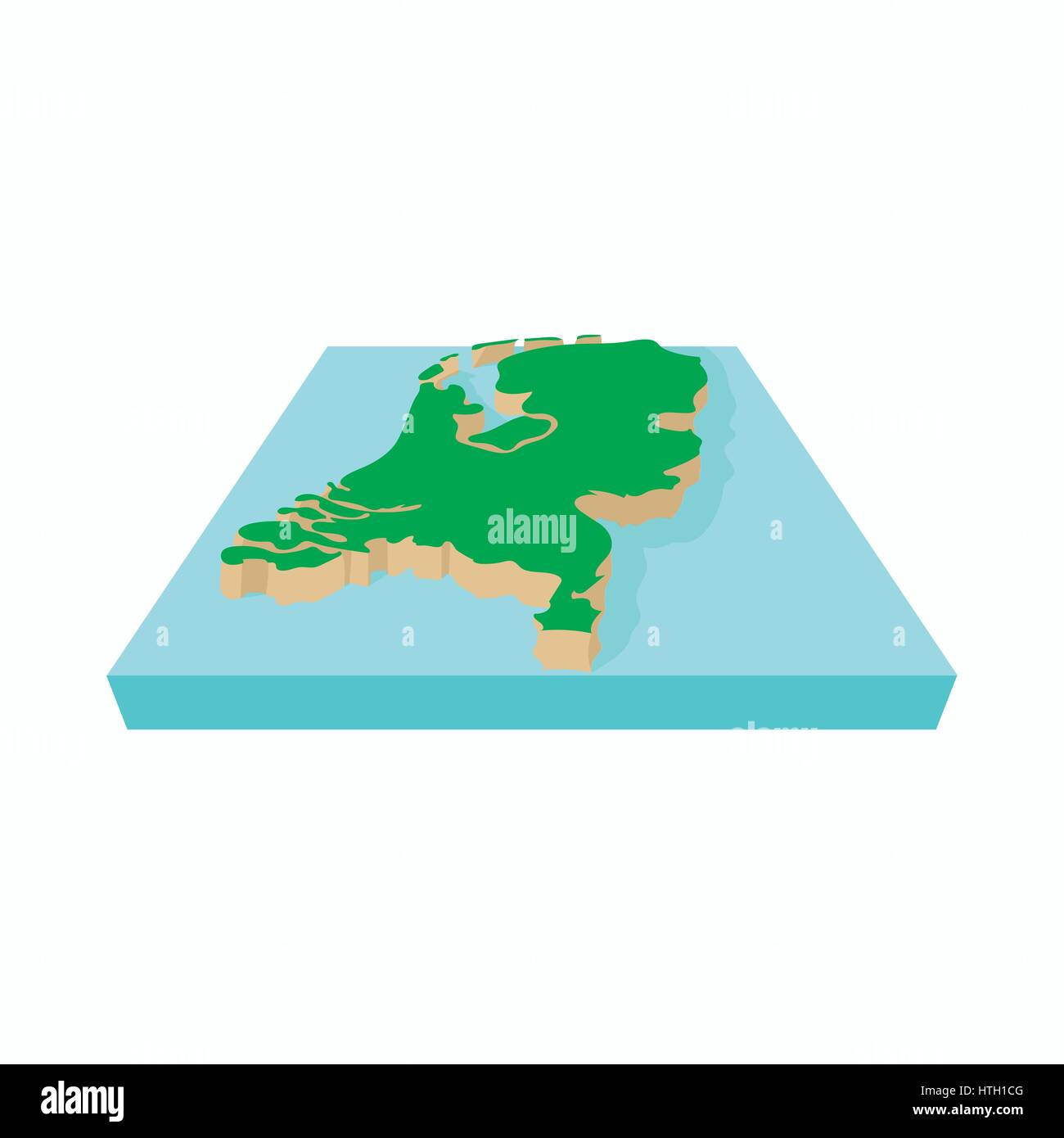 Map of the Netherlands icon, cartoon style Stock Vector Image & Art - Alamy