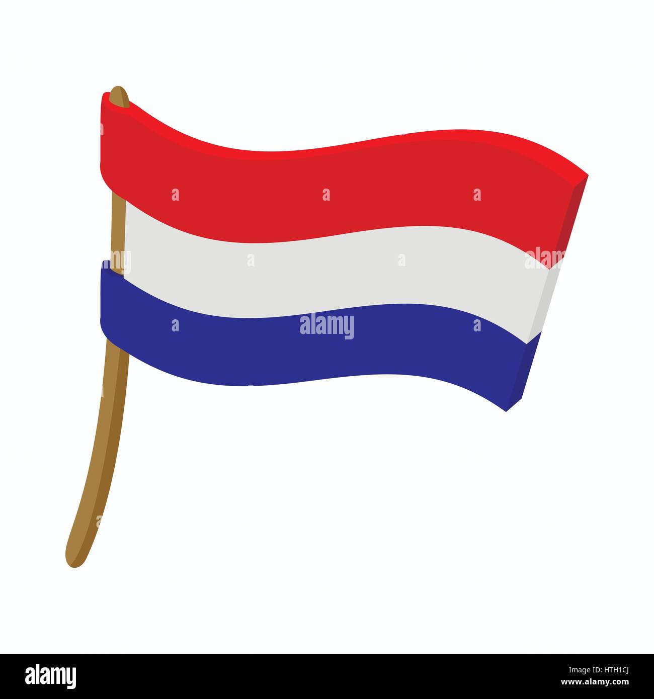 Flag of the Netherlands icon, cartoon style Stock Vector Image & Art ...