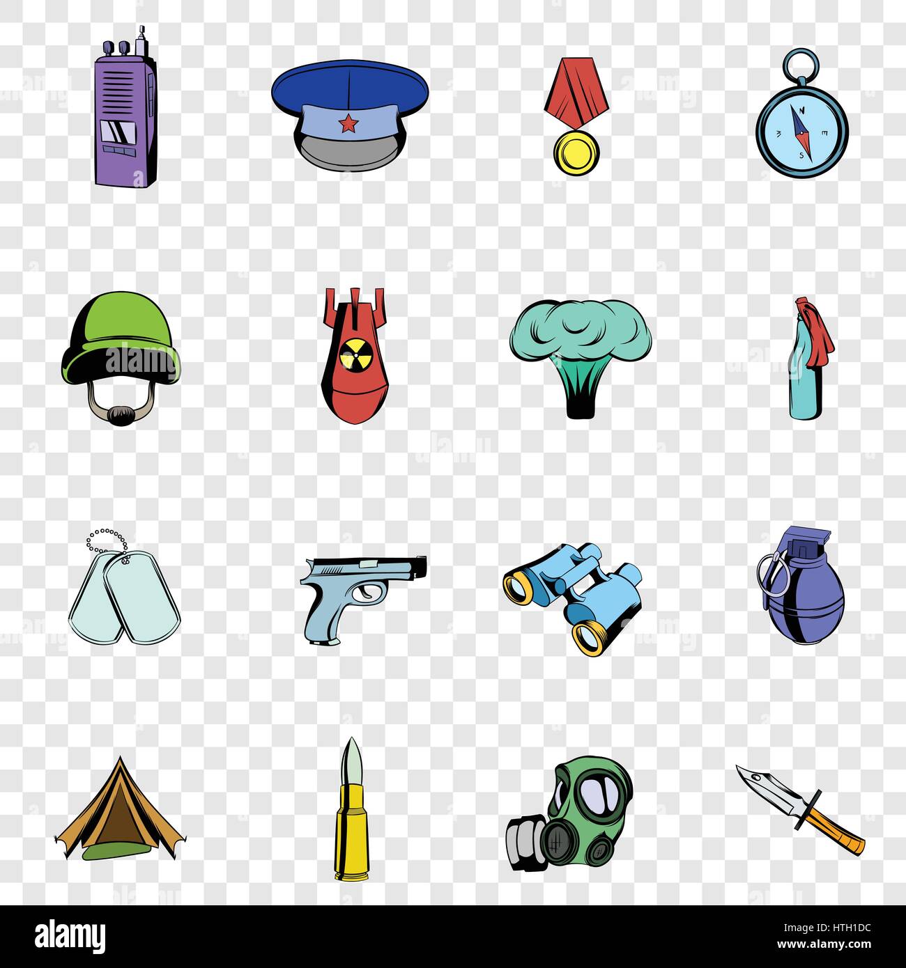 War set icons Stock Vector Image & Art - Alamy
