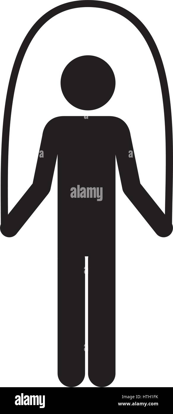 Skipping rope pictogram hi-res stock photography and images - Alamy
