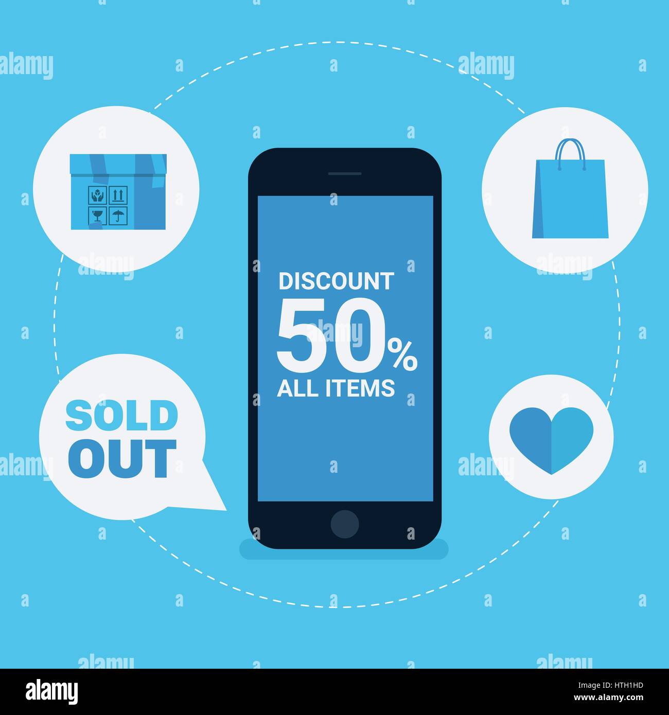 3d render fifty percent Stock Vector Images - Alamy