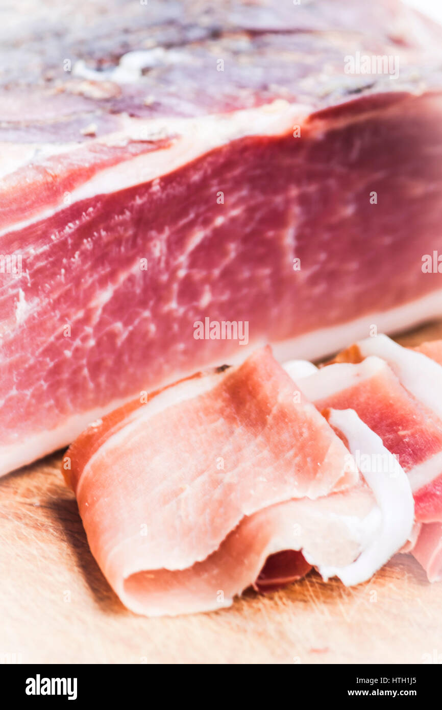 Speck italian meat hi-res stock photography and images - Alamy