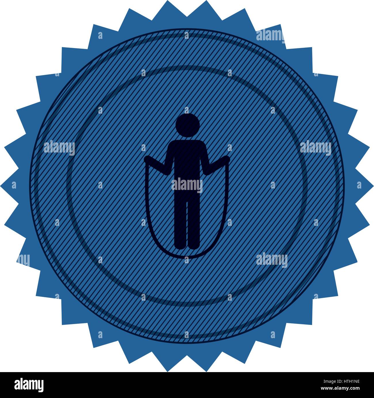 Skipping rope pictogram Stock Vector Images - Alamy