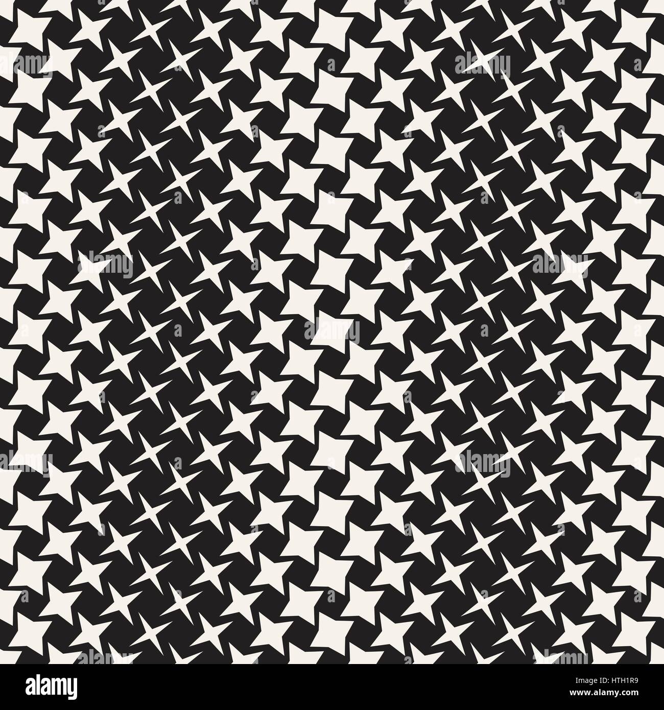 Geometric Seamless Star Shapes Pattern. Halftone Gradient Effect ...