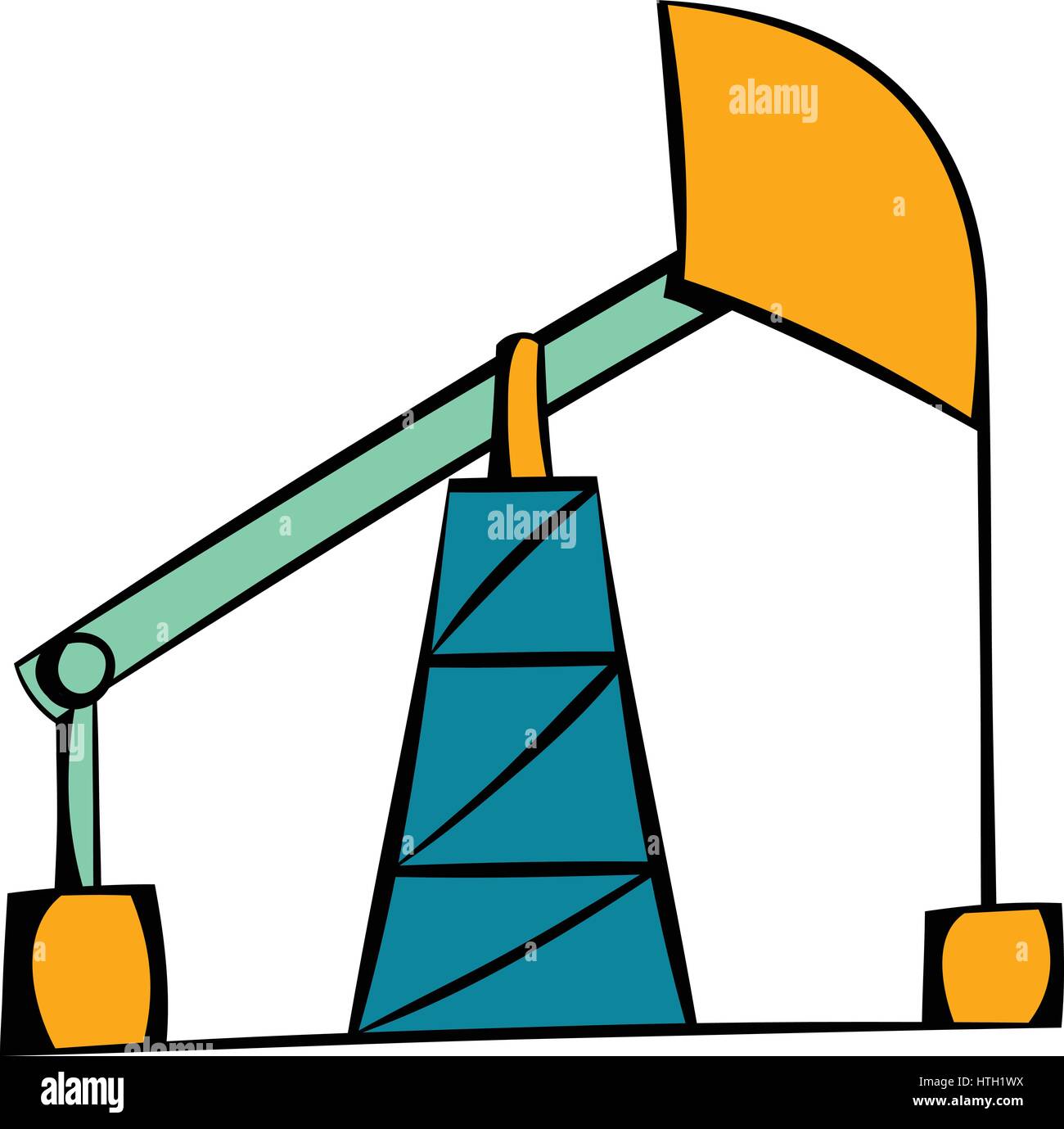 Oil pump icon, icon cartoon Stock Vector Image & Art - Alamy
