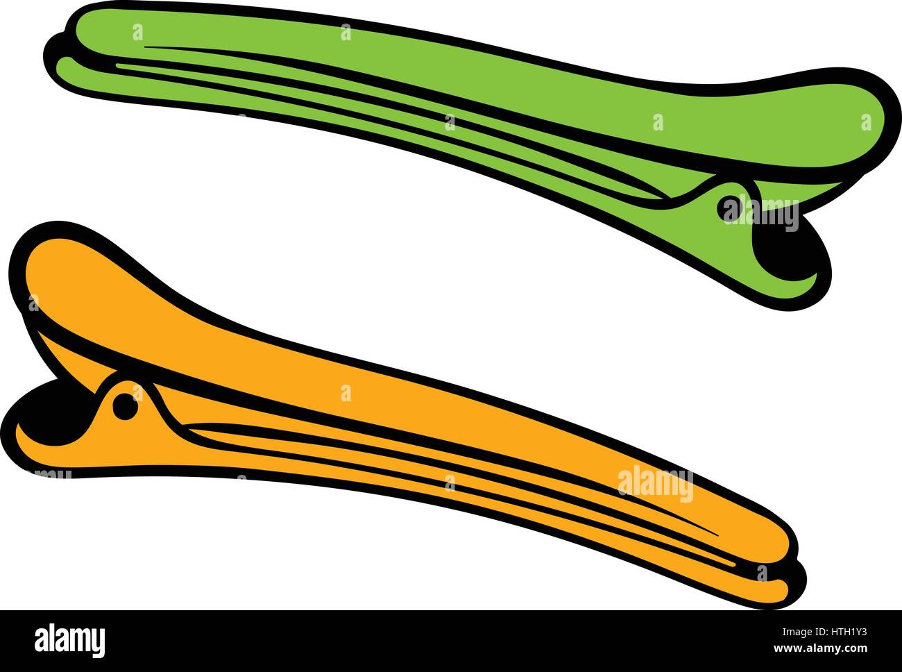 Cartoon barrette hi-res stock photography and images - Alamy