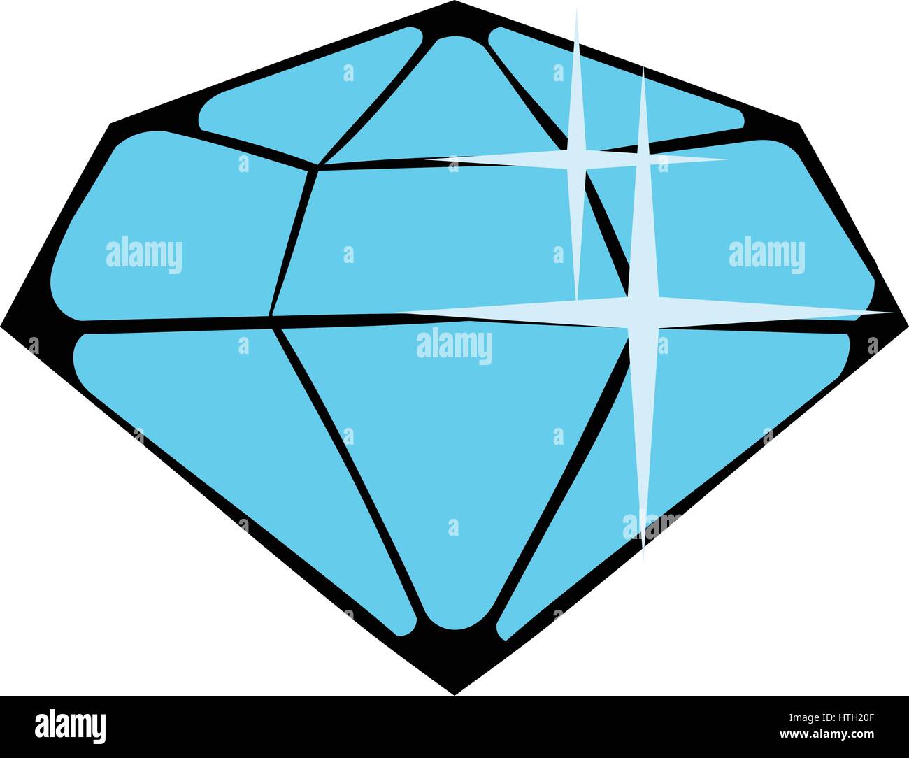 Crystal icon, icon cartoon Stock Vector Image & Art - Alamy