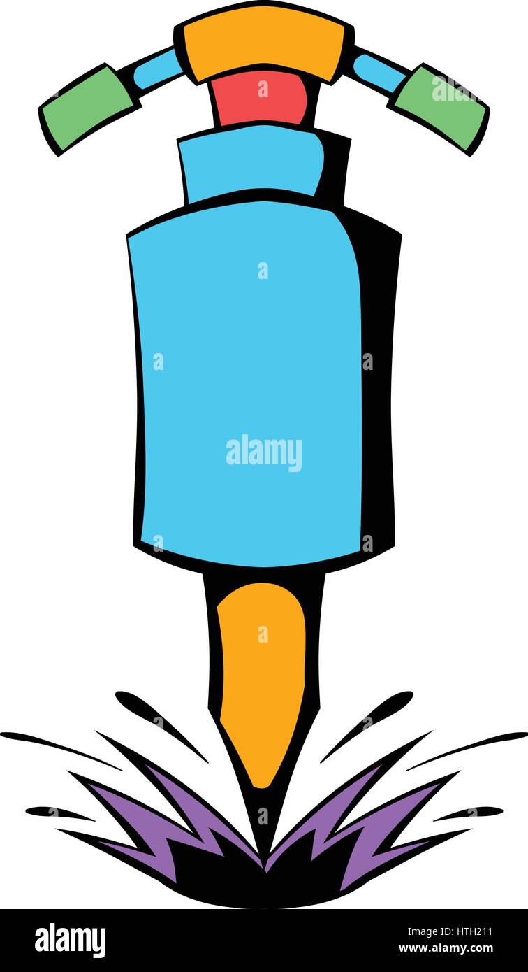 Jackhammer icon, icon cartoon Stock Vector Image & Art - Alamy