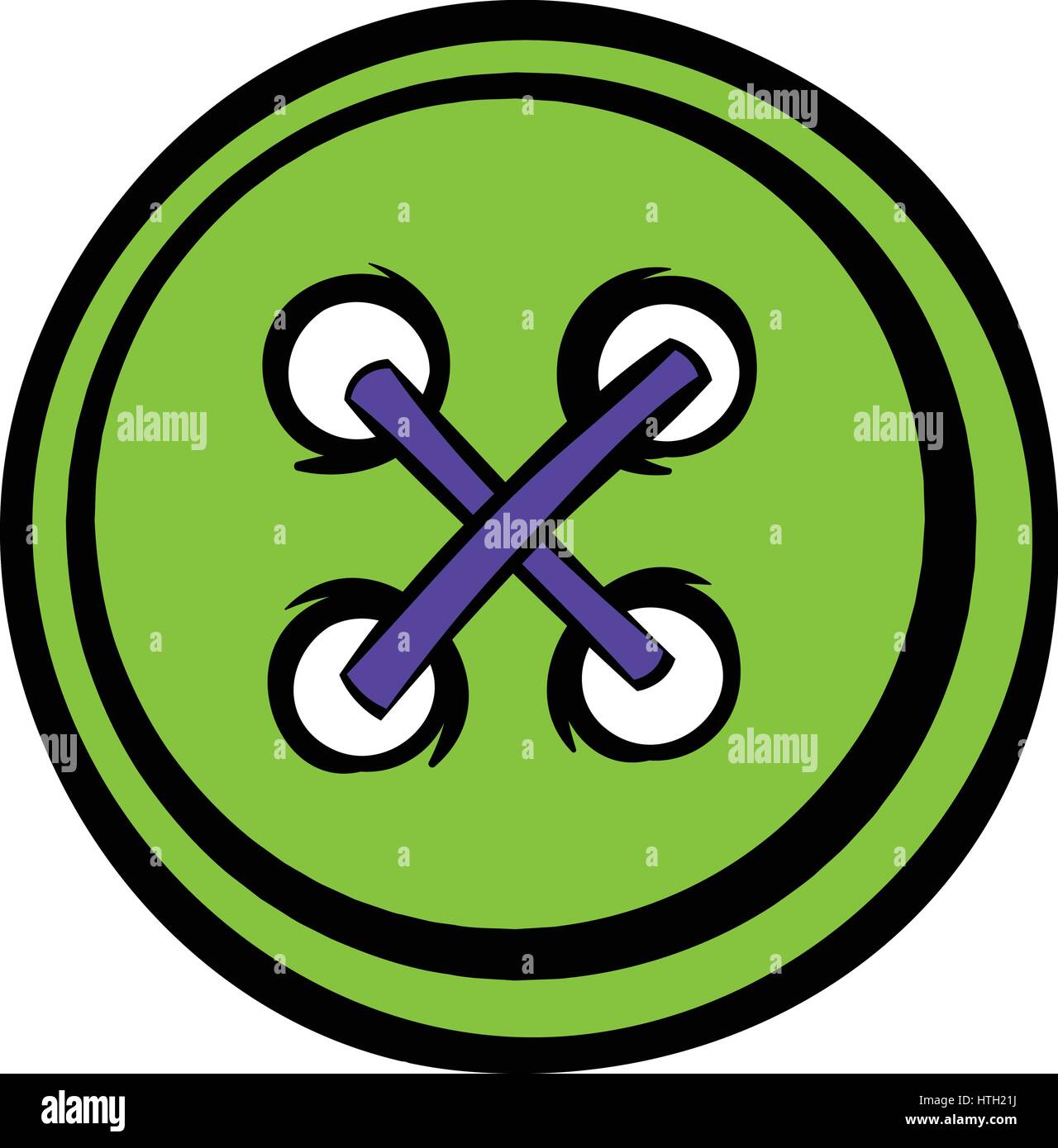 Vintage sewing wood object Stock Vector Images - Alamy