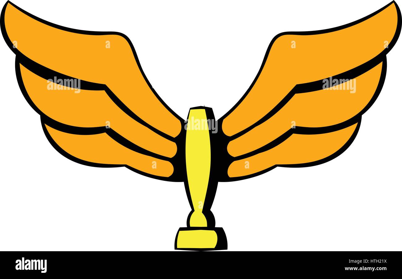 Wings trophy icon, icon cartoon Stock Vector Image & Art - Alamy
