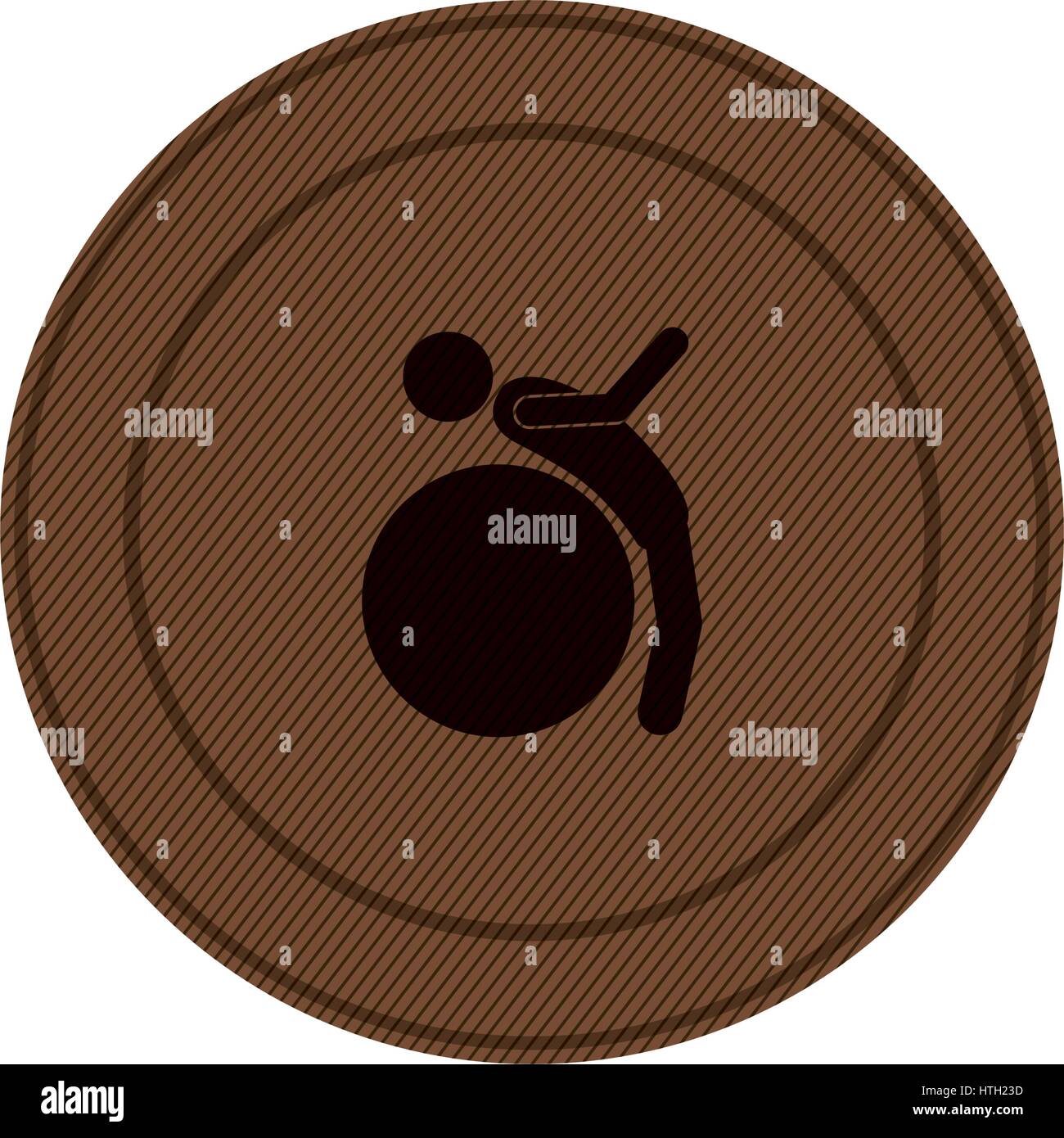 Brown circular Stock Vector Images - Alamy