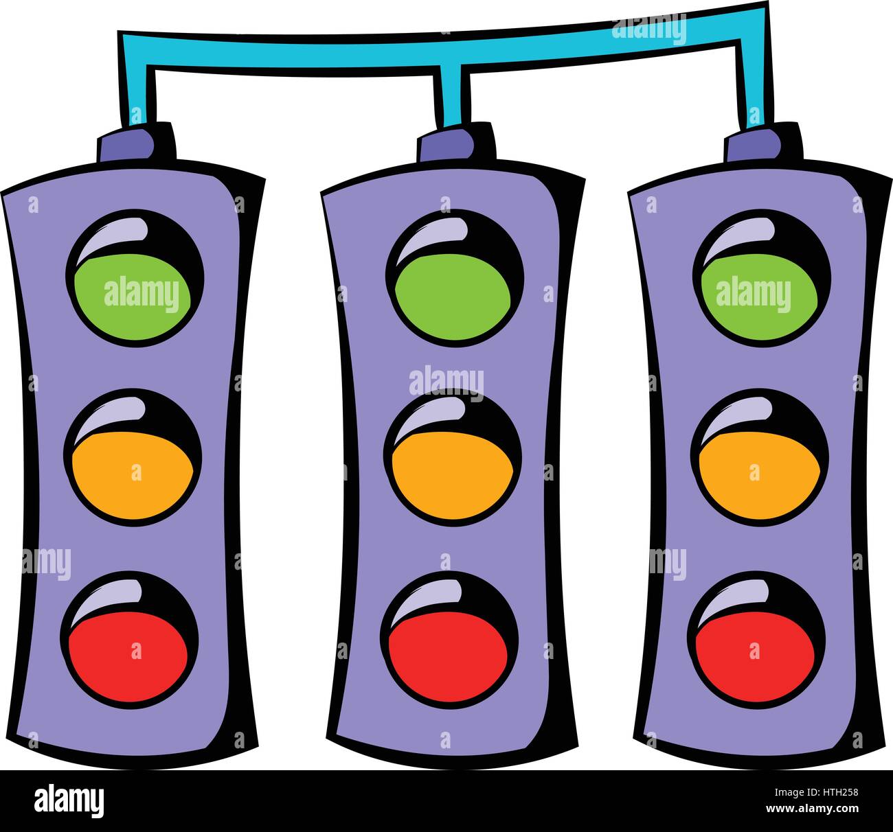 Traffic lights icon, icon cartoon Stock Vector Image & Art - Alamy