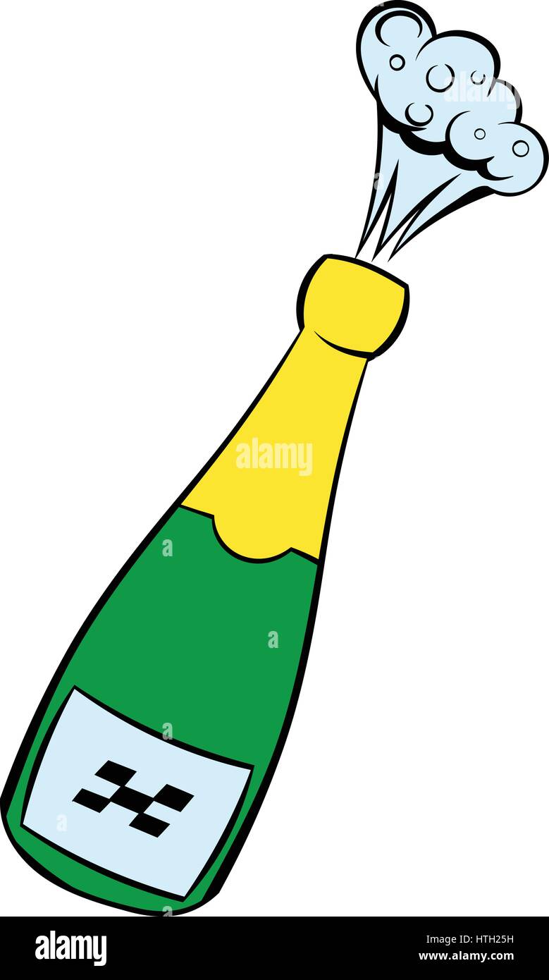 Pouring champagne wine glass Stock Vector Images - Alamy