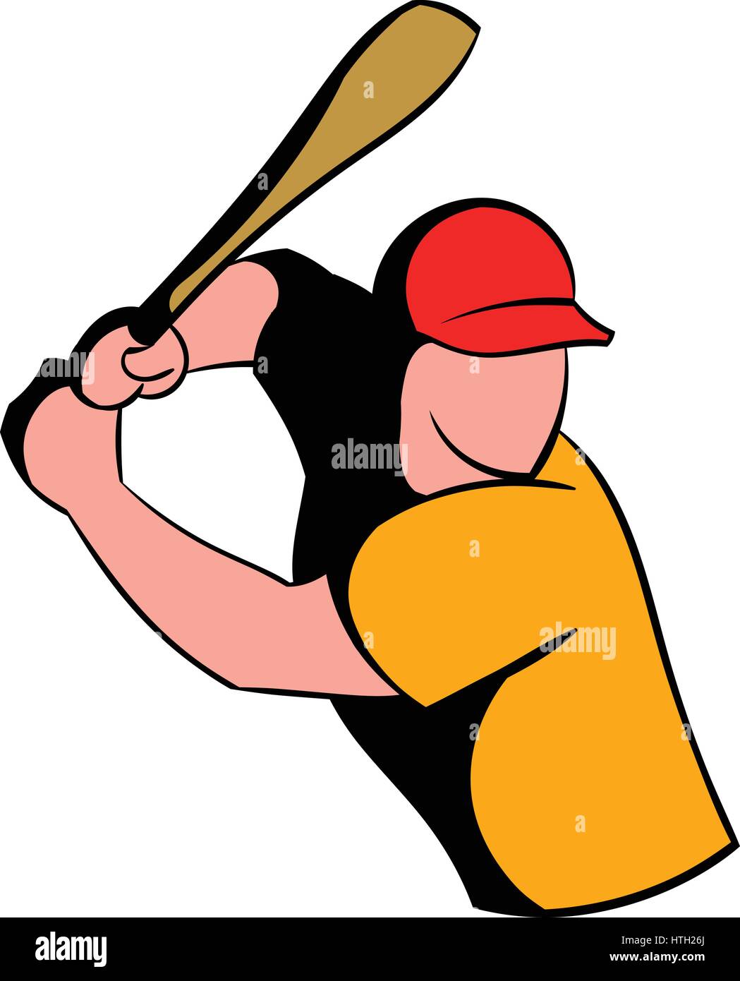 Baseball player icon, icon cartoon Stock Vector Image & Art - Alamy