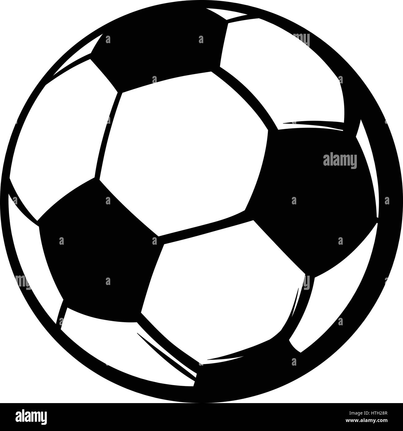Soccer kick green Black and White Stock Photos & Images - Alamy