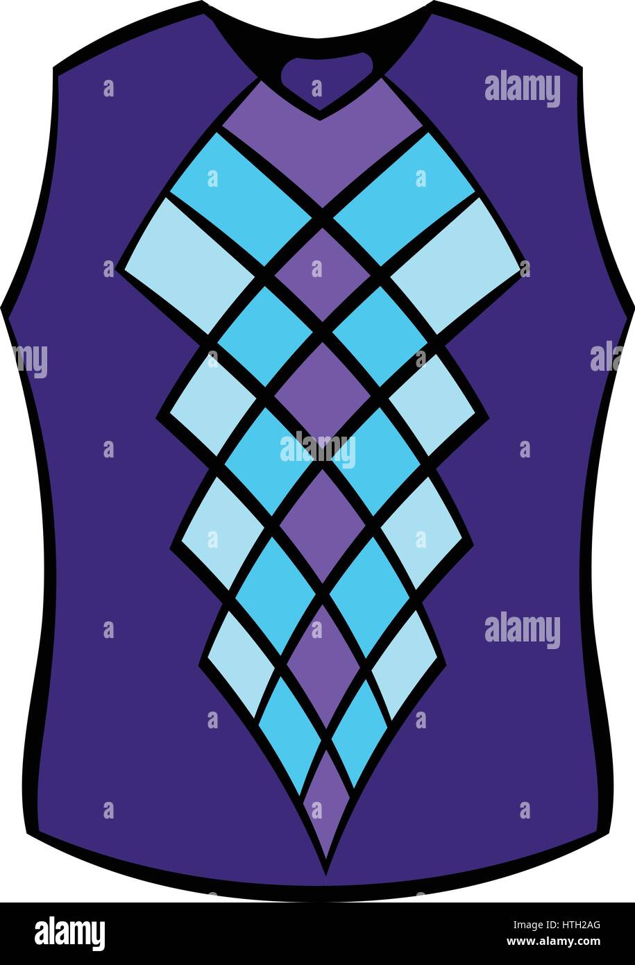 Blue vest icon, icon cartoon Stock Vector Image & Art - Alamy
