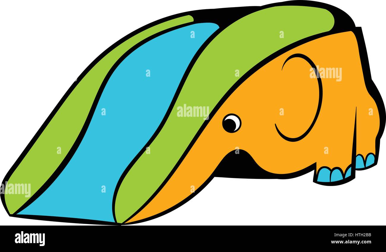 Chute amusement park ride Stock Vector Images - Alamy