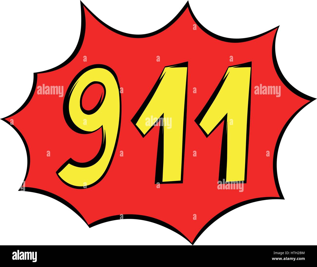 911 emergency sign sticker hi-res stock photography and images - Alamy