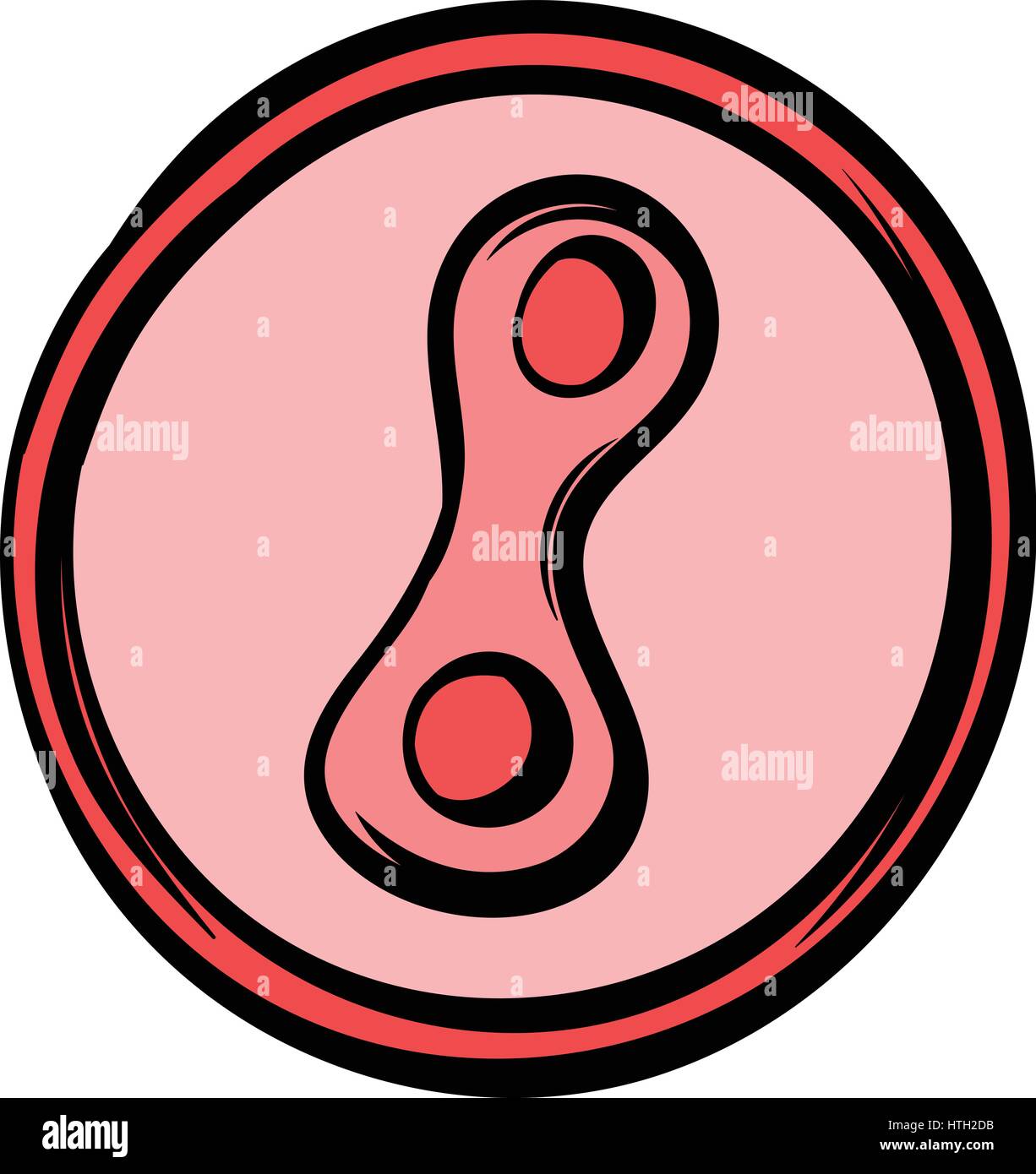 Cells or eggs in a lab petri dish icon Stock Vector Image & Art - Alamy