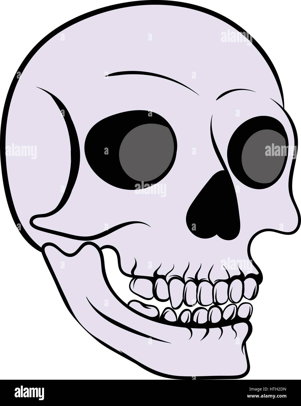Human skull icon, icon cartoon Stock Vector Image & Art - Alamy