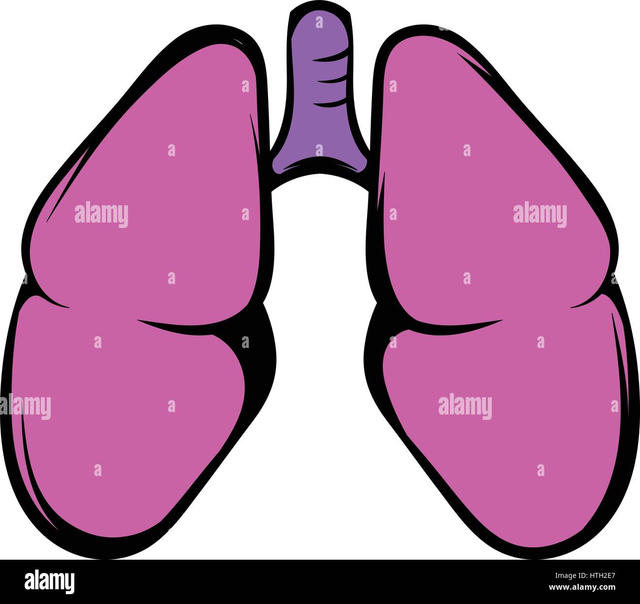 Human lungs icon, icon cartoon Stock Vector Image & Art - Alamy