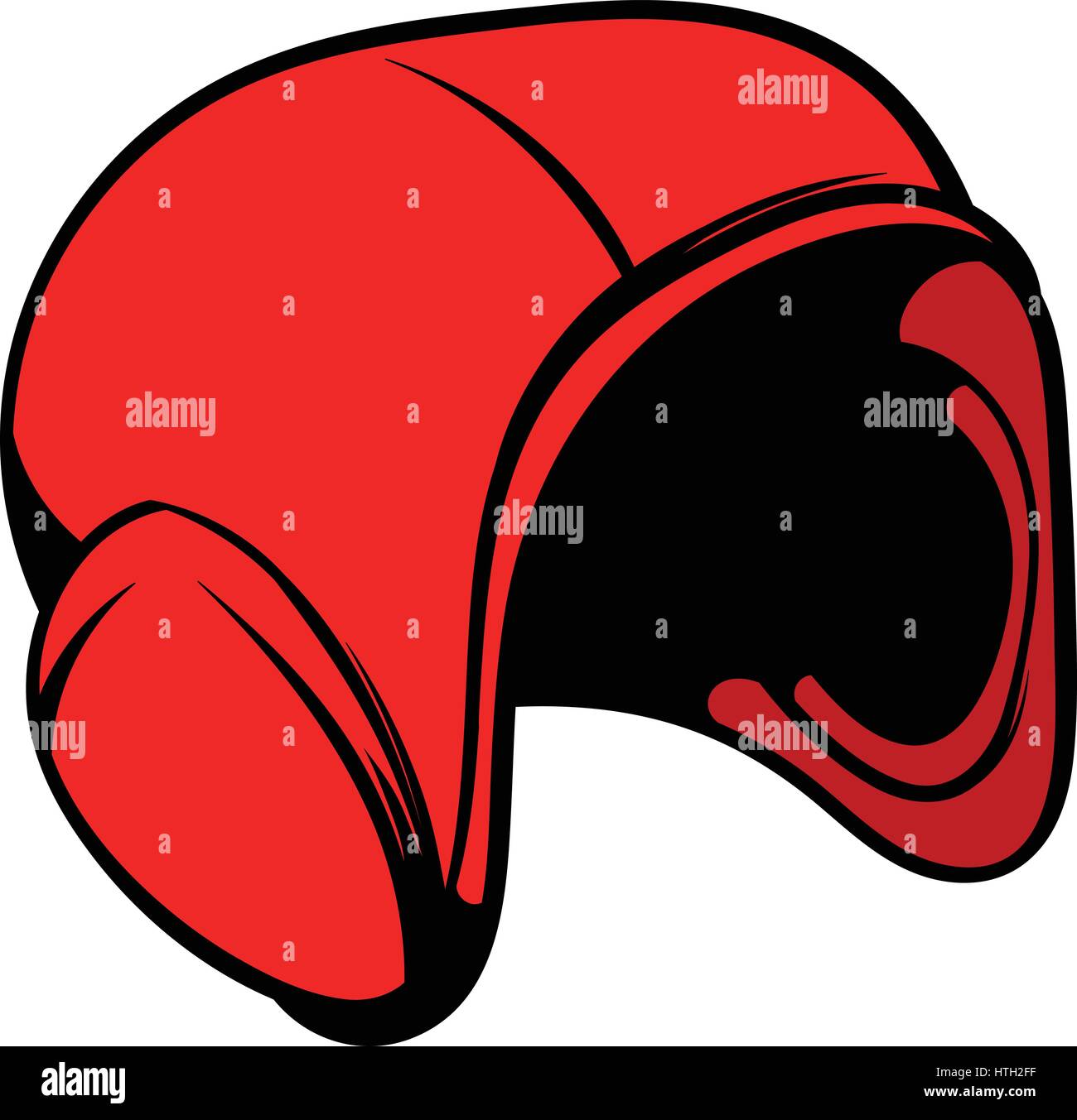 Red helmet icon, icon cartoon Stock Vector Image & Art - Alamy