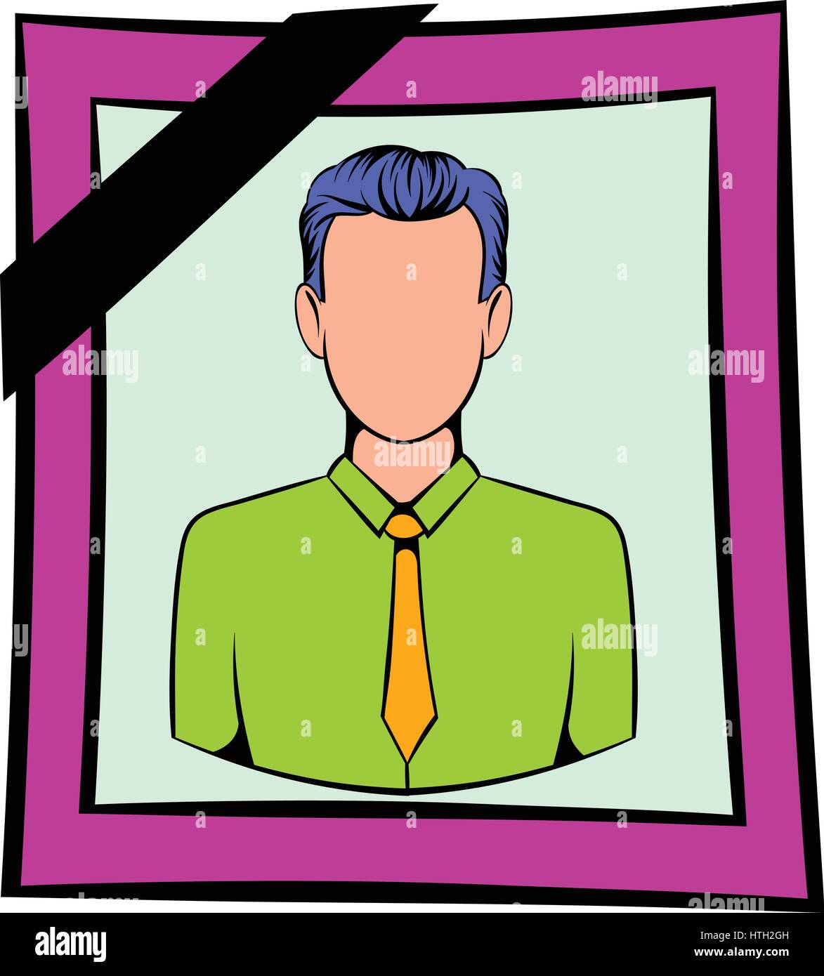 Photo of deceased icon, icon cartoon Stock Vector Image & Art - Alamy