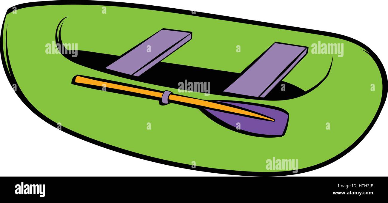 Inflatable oar boat Stock Vector Images - Alamy