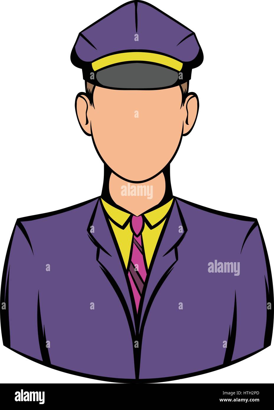 Railroader in uniform icon, icon cartoon Stock Vector Image & Art - Alamy