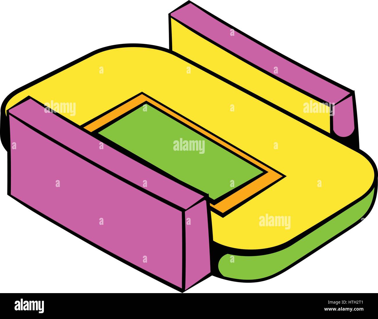 Stadium icon in icon cartoon Stock Vector Image & Art - Alamy