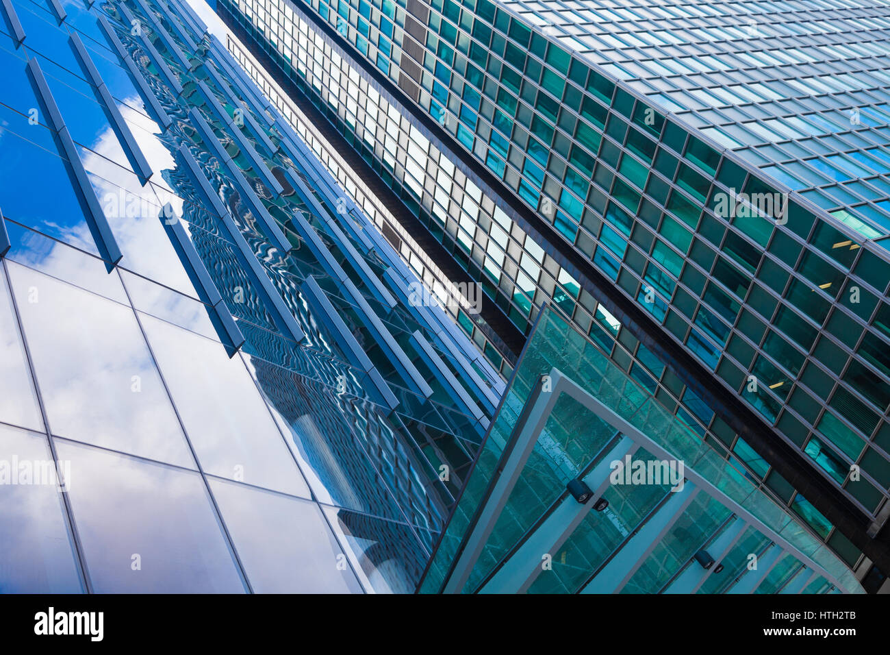 Abstract image of glass towers in downtown Vancouver Stock Photo - Alamy