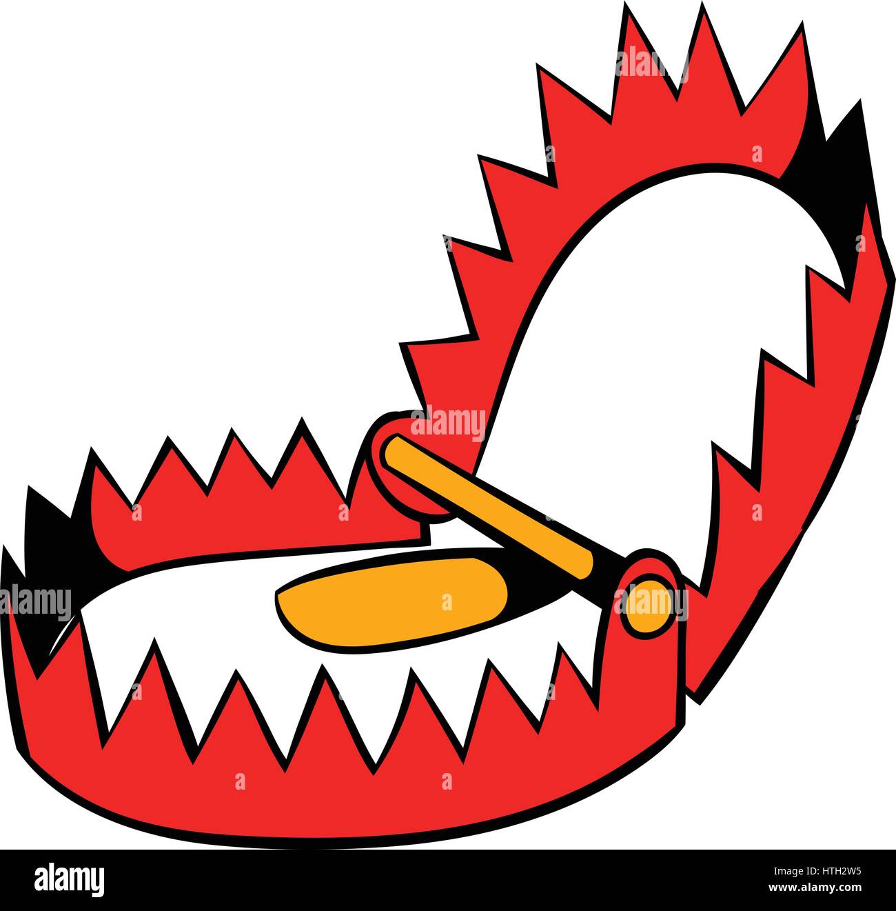 Sharp metal trap icon, icon cartoon Stock Vector Image & Art - Alamy