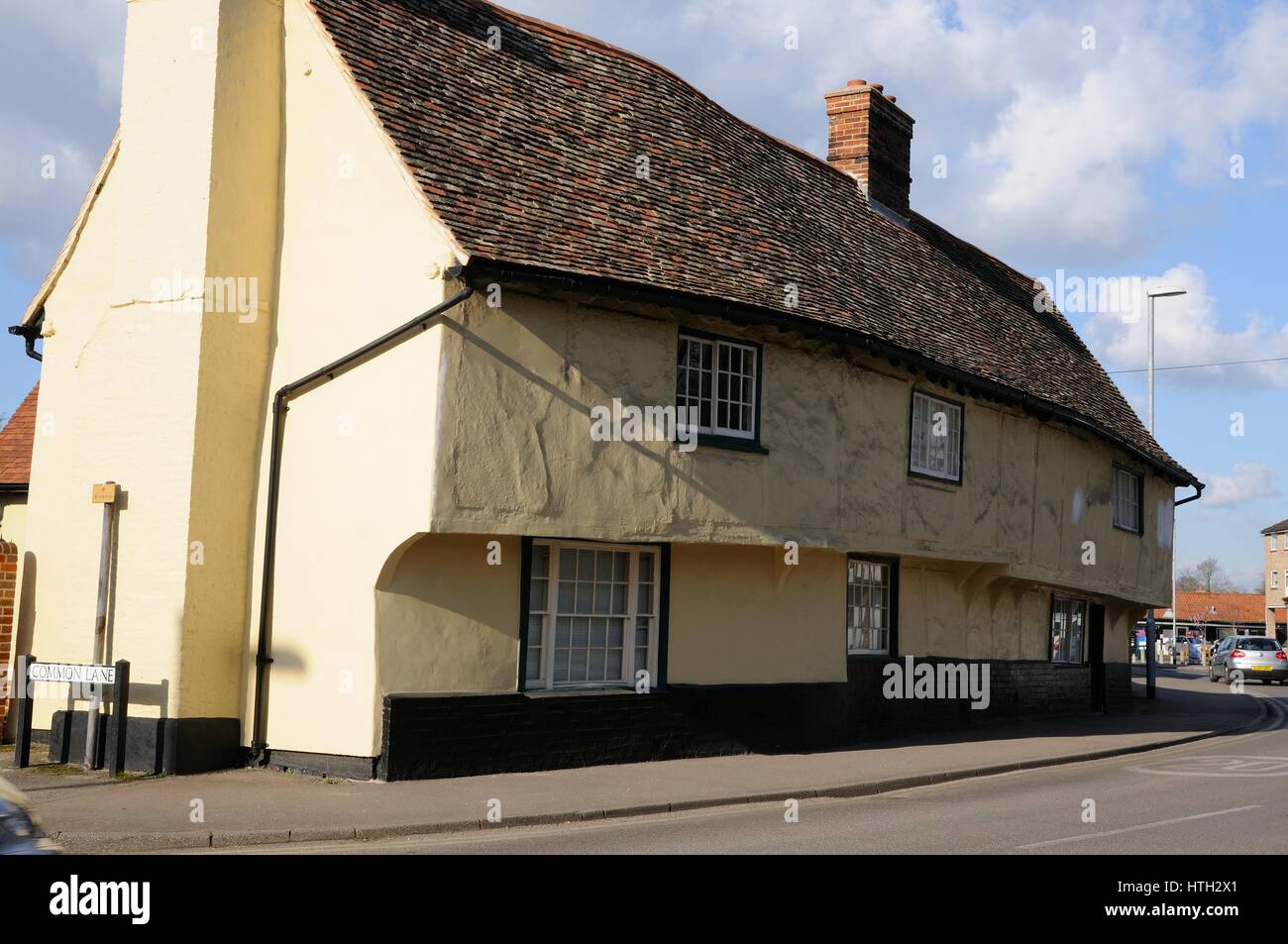 Building with overhanging upper storey, High Street, Sawston ...