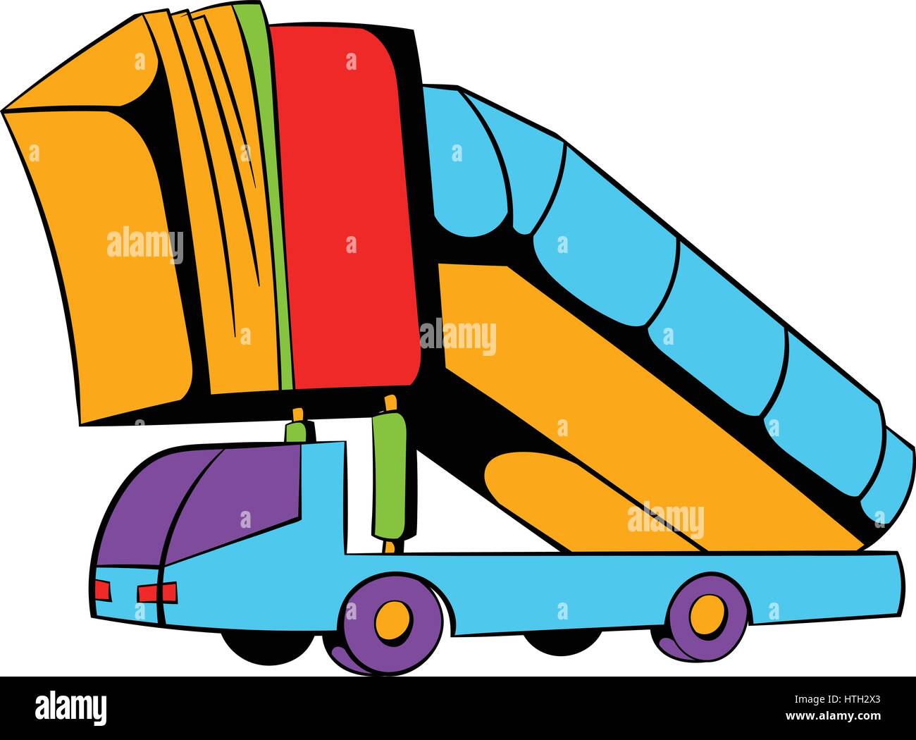 Stairway ladder icon cartoon Stock Vector Images - Alamy