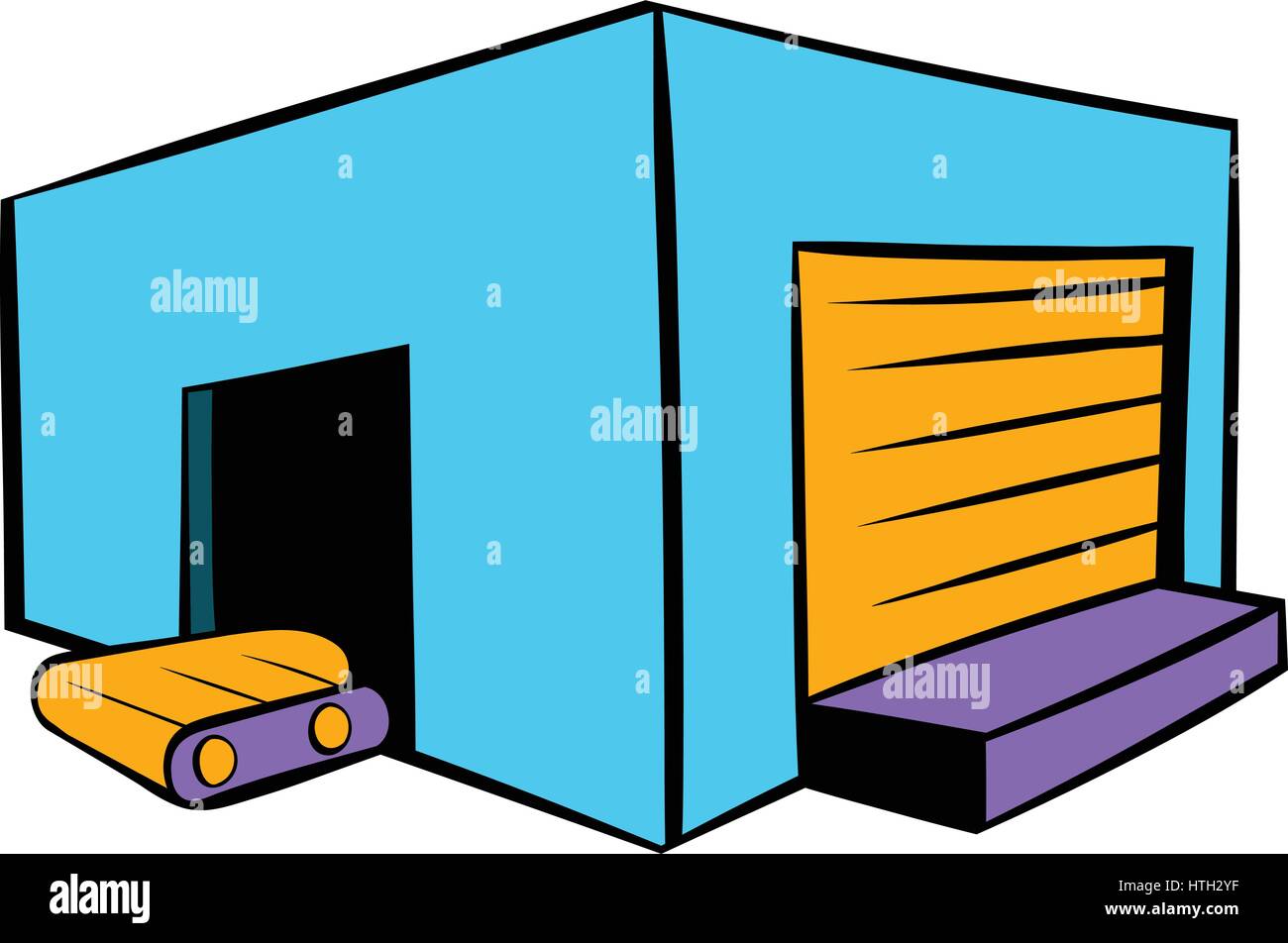 Industrial warehouse icon, icon cartoon Stock Vector Image & Art - Alamy