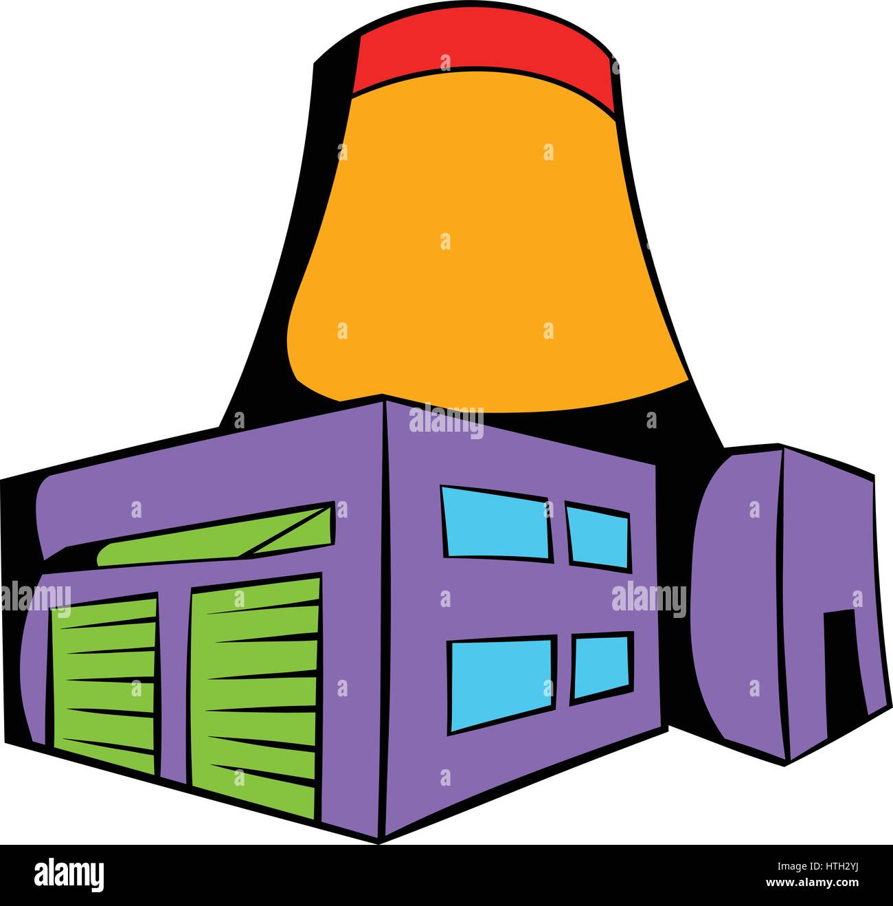 Nuclear power plant icon, icon cartoon Stock Vector Image & Art - Alamy
