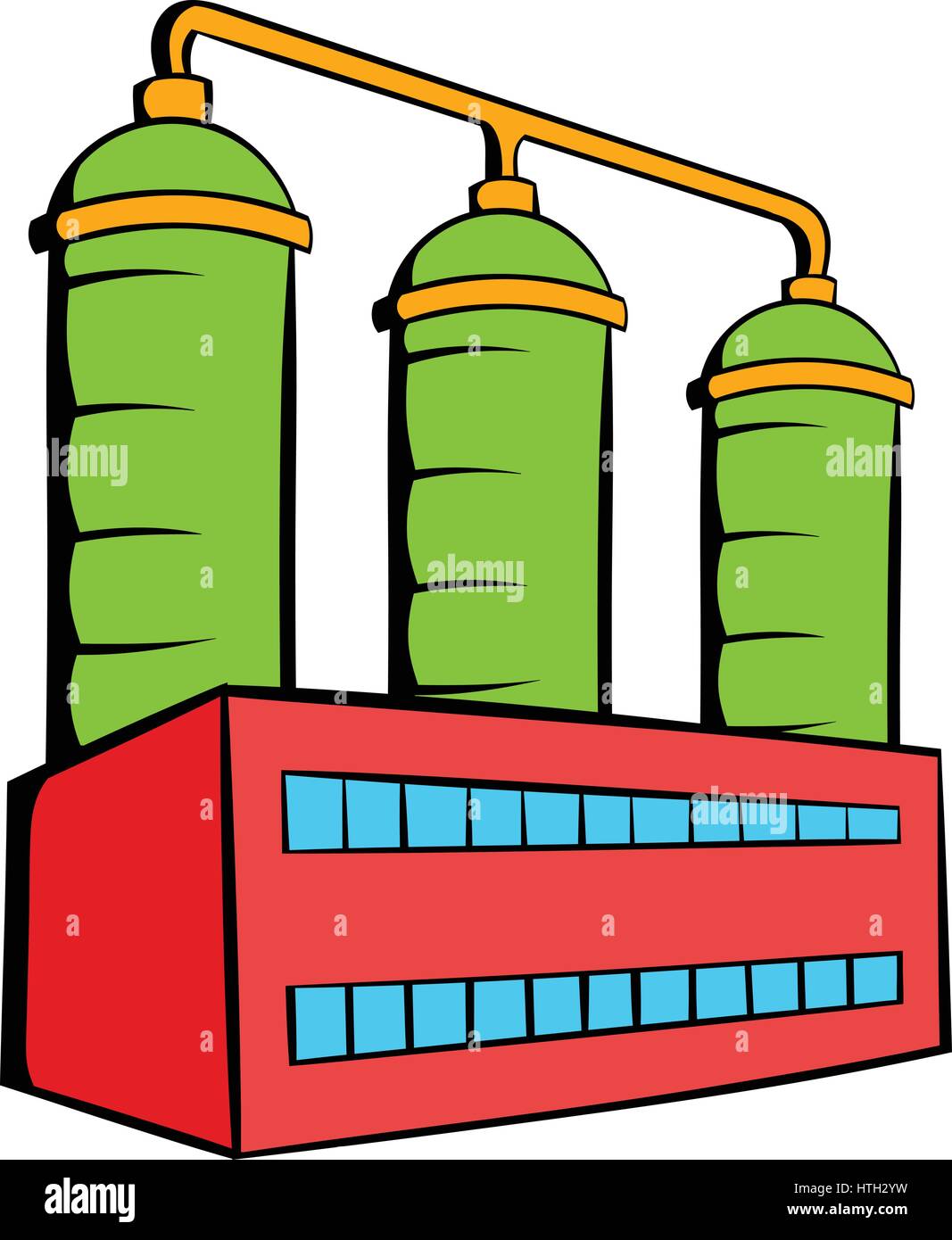 Oil Refinery Clipart