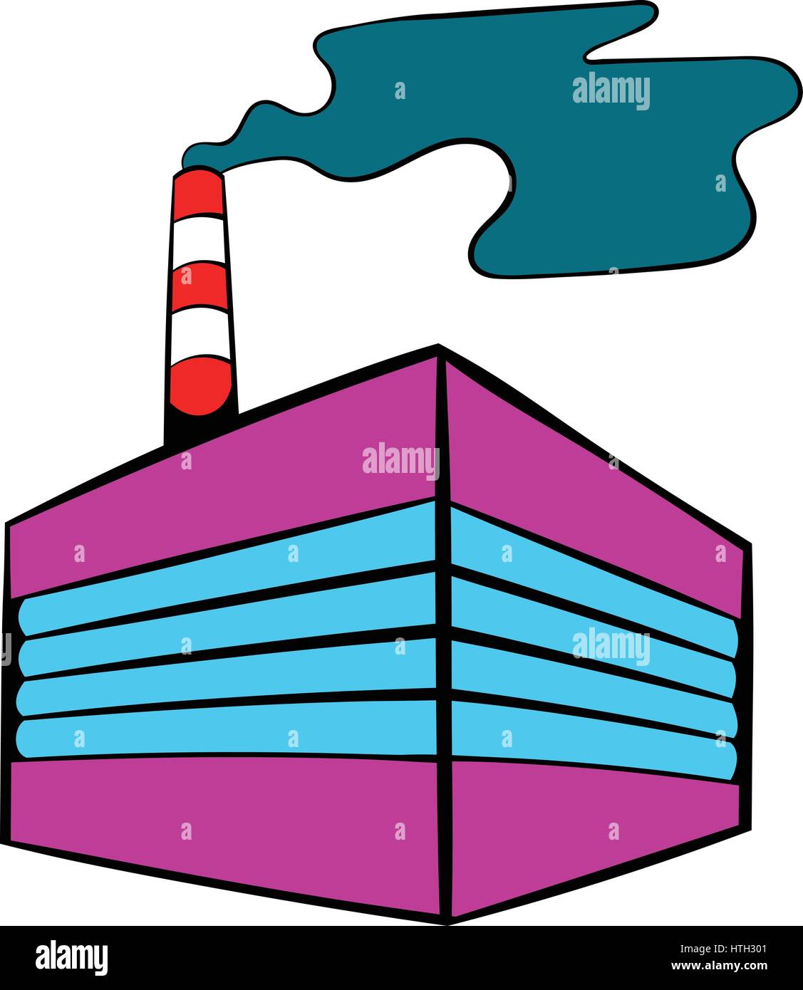Factory building icon, icon cartoon Stock Vector Image & Art - Alamy