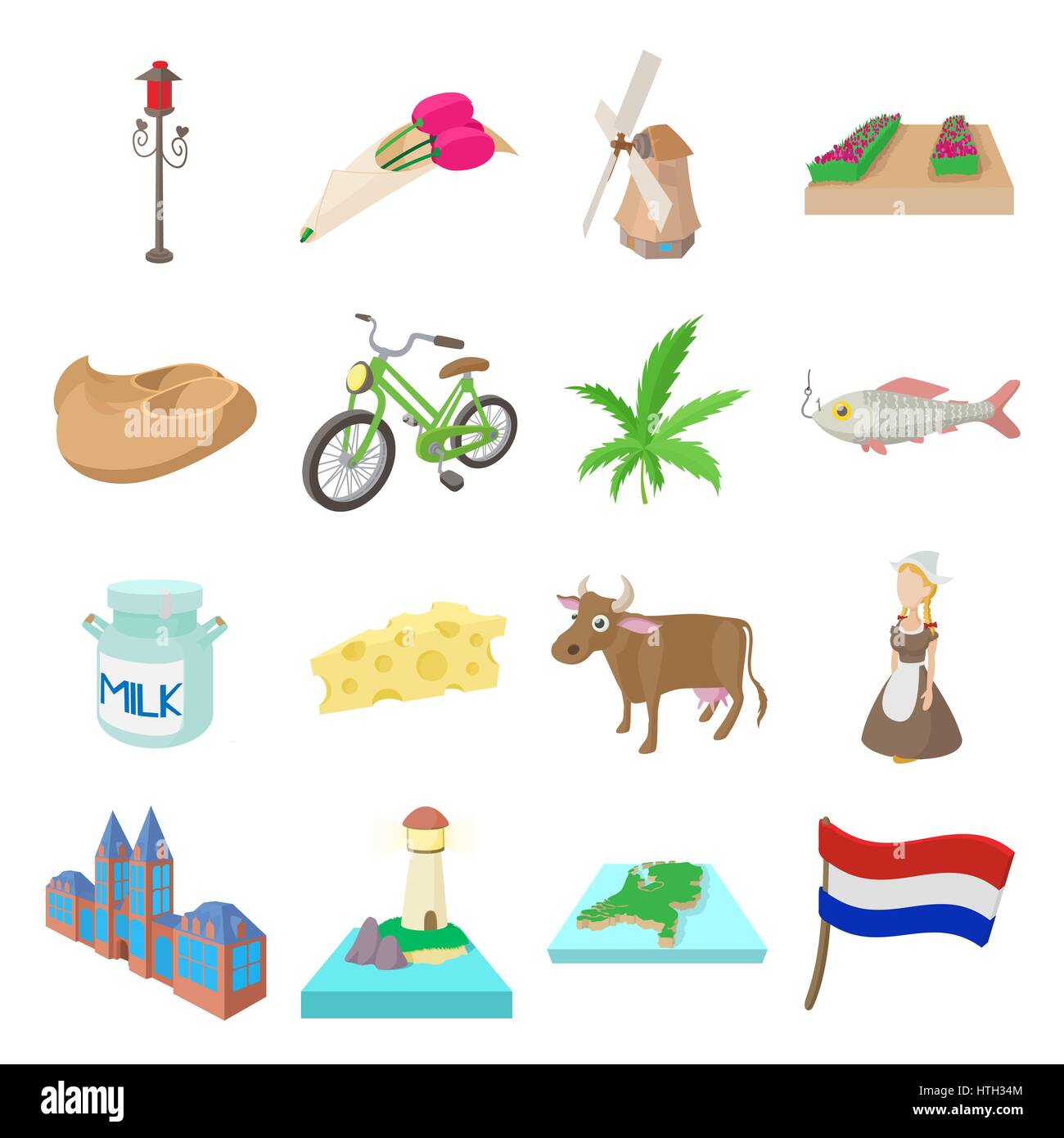 Netherlands icons Cut Out Stock Images & Pictures - Alamy