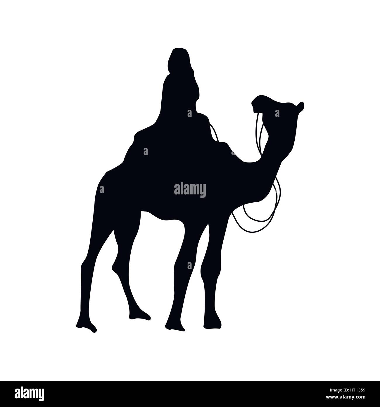 Camel silhouette black Stock Vector Image & Art - Alamy