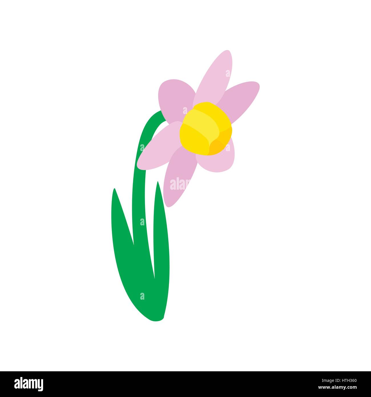 Pink flower icon, isometric 3d style Stock Vector Image & Art - Alamy