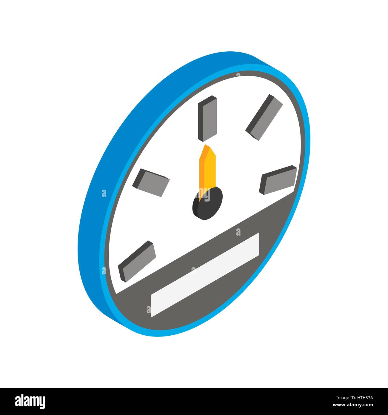 Speedometer or gauge icon, isometric 3d style Stock Vector Image & Art ...