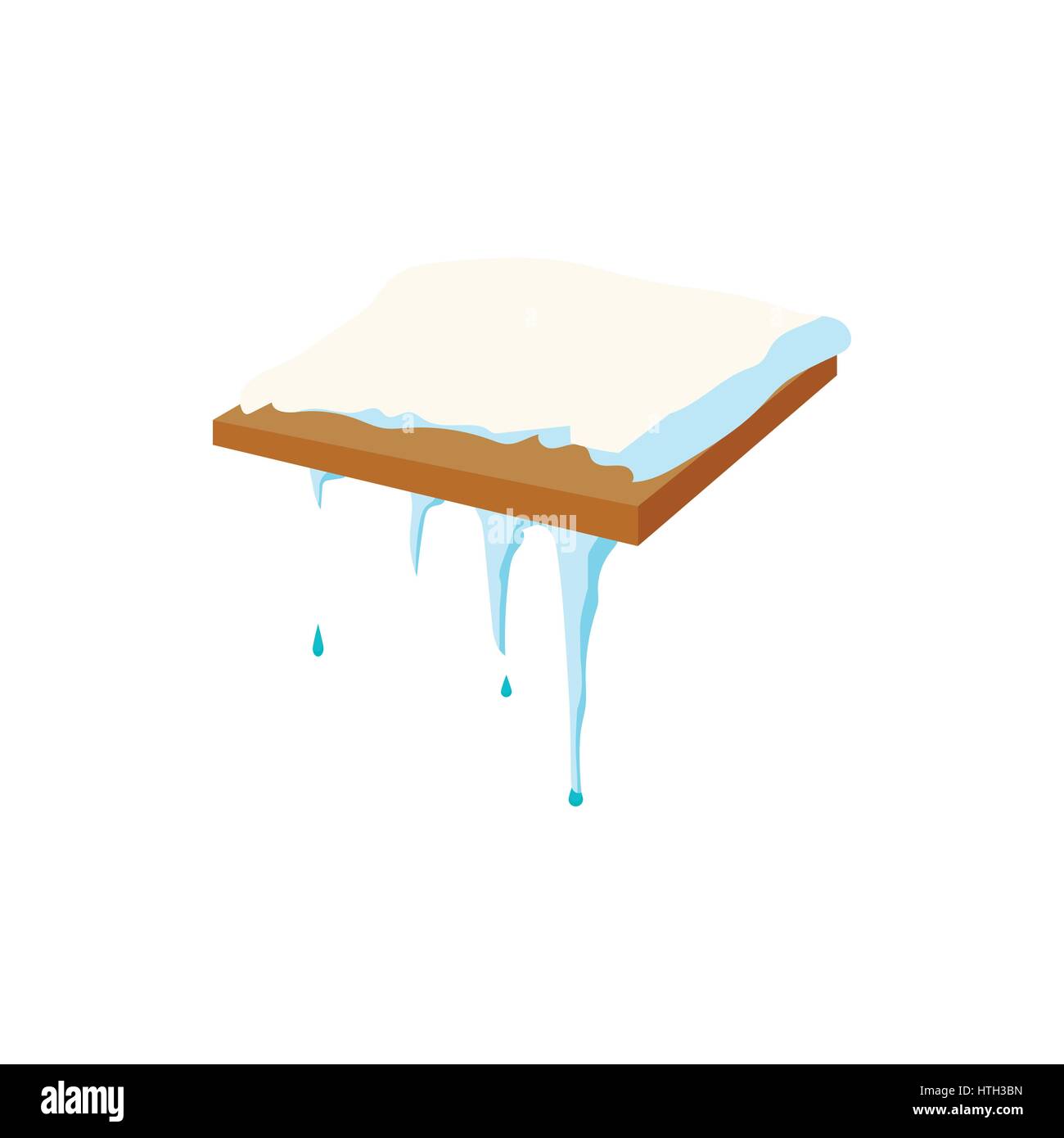 Frozen icicle icon, cartoon style Stock Vector Image & Art - Alamy