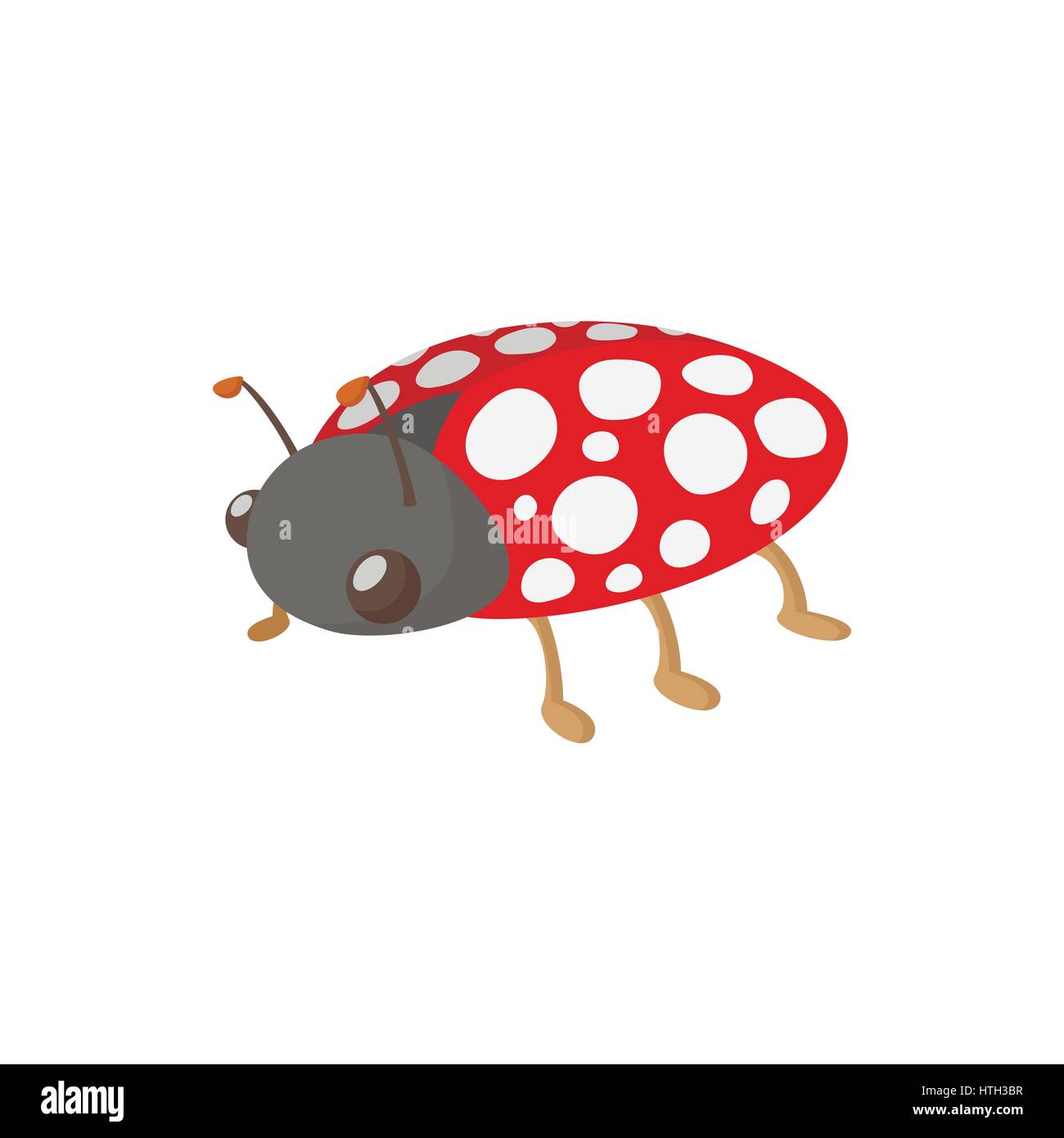 Ladybug icon, cartoon style Stock Vector Image & Art - Alamy
