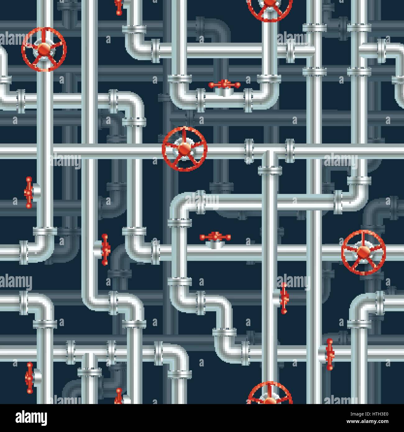 Water pipeline seamless pattern Stock Vector Image & Art - Alamy