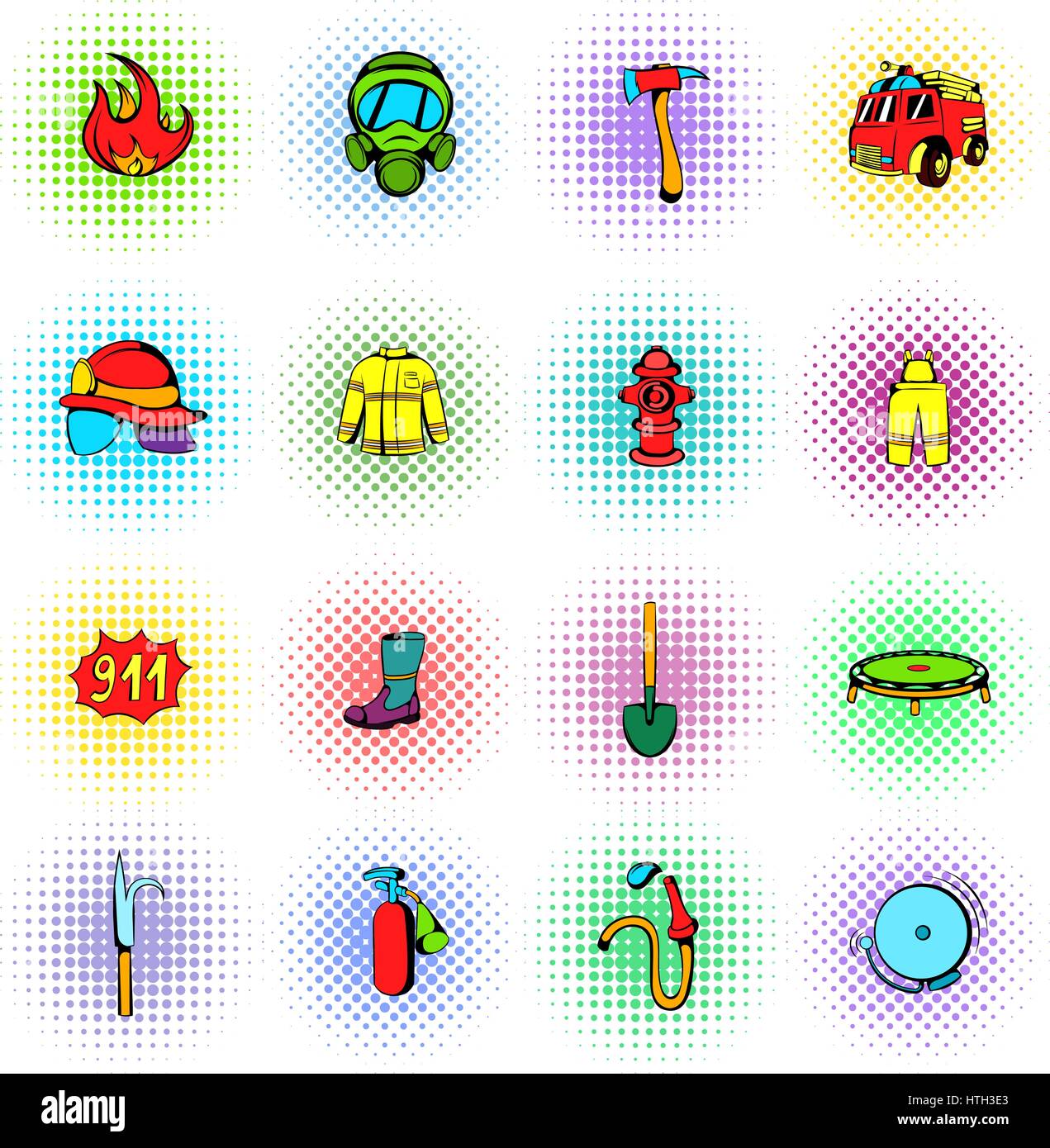 Firefighter ladder icon hi-res stock photography and images - Alamy