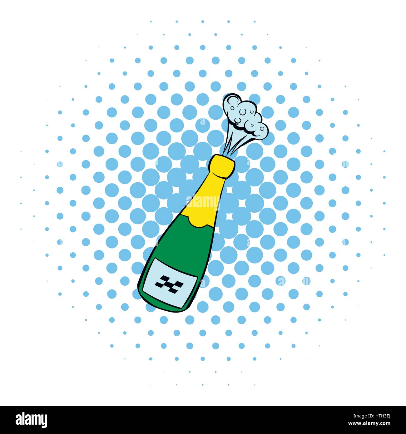 Pouring champagne wine glass Stock Vector Images - Alamy