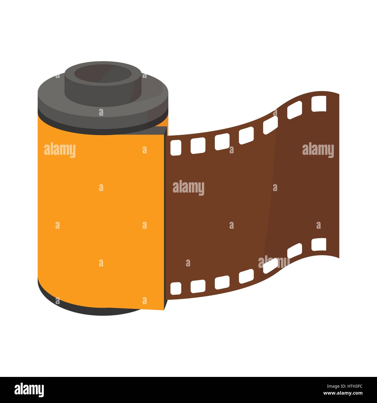 Camera film roll icon cartoon hi-res stock photography and images - Alamy